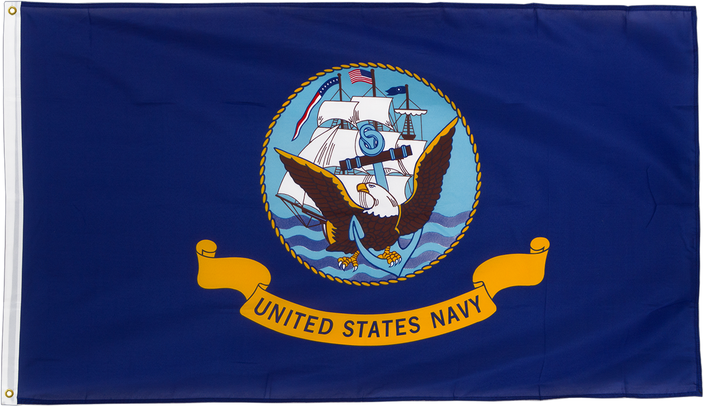 Download Premium Flag Ft Cv - Us Navy Flag - Full Size PNG Image - PNGkit