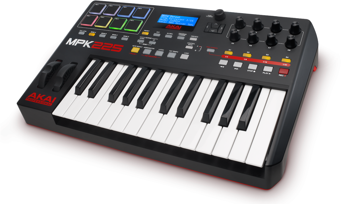 Download Akai Mpk 225 25 Note Keyboard Controller - Midi Mpk 225 - Full ...