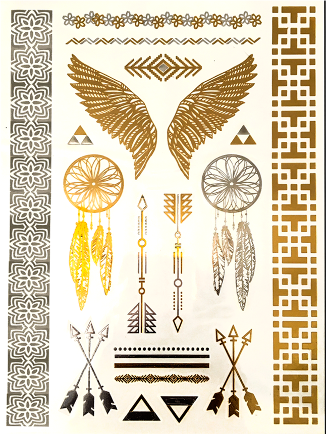 Download Earthly Tribal Tattoo Sheet - Tetování Indiánské Motivy - Full ...