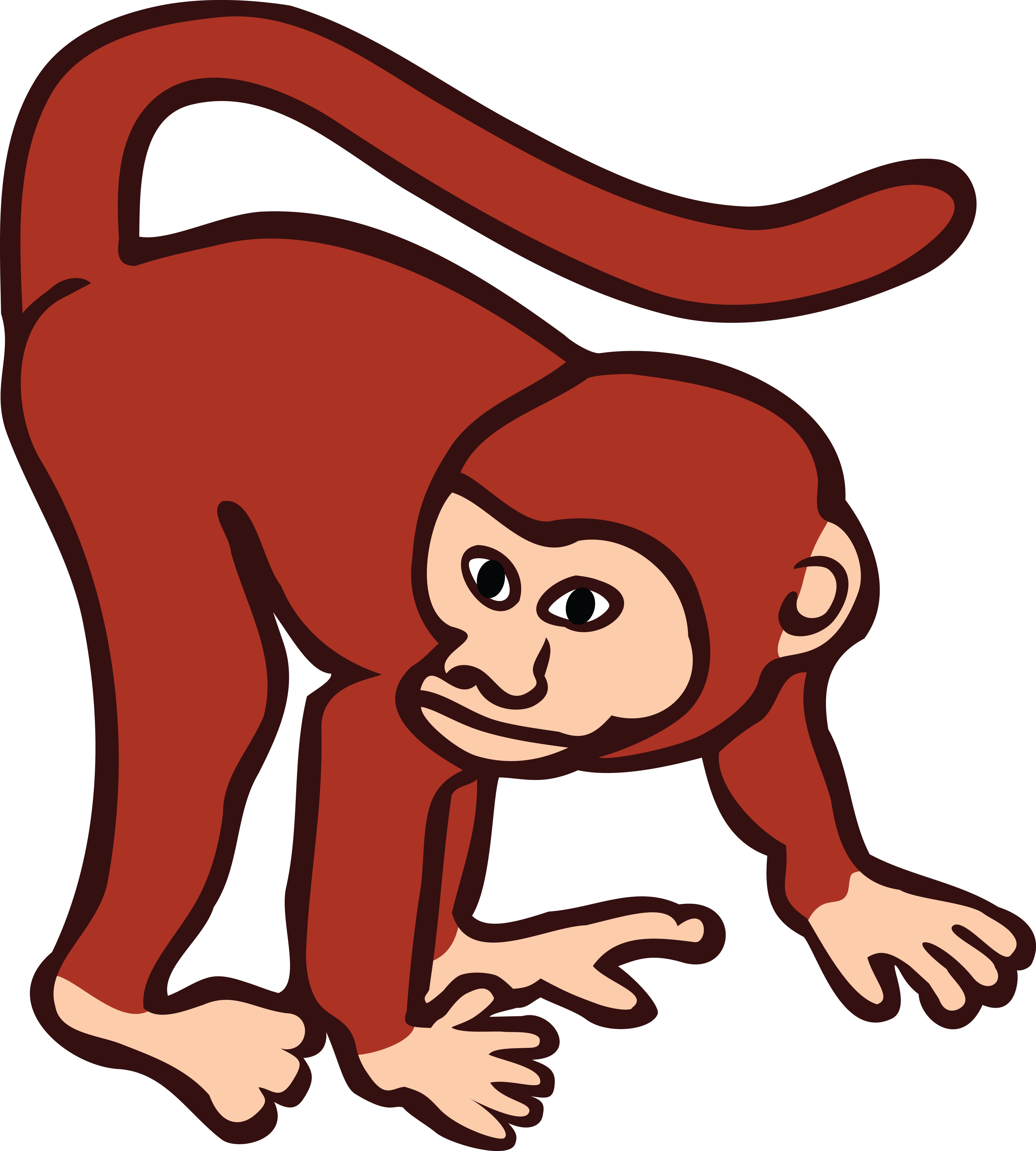 Download Free Clipart Of A Monkey - Clip Art Chimp - Full Size PNG ...