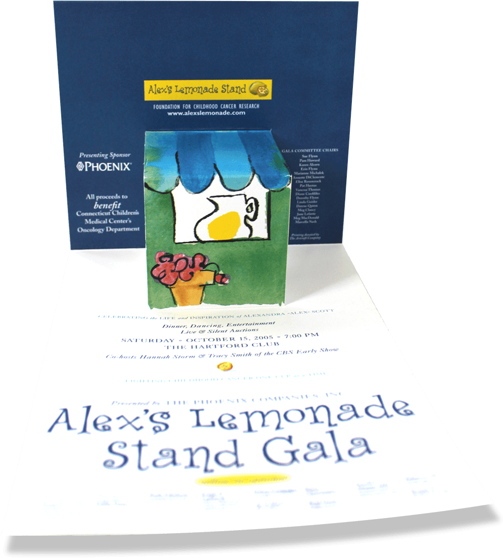 Download Alex's Lemonade Stand Foundation - Cartoon - Full Size PNG ...