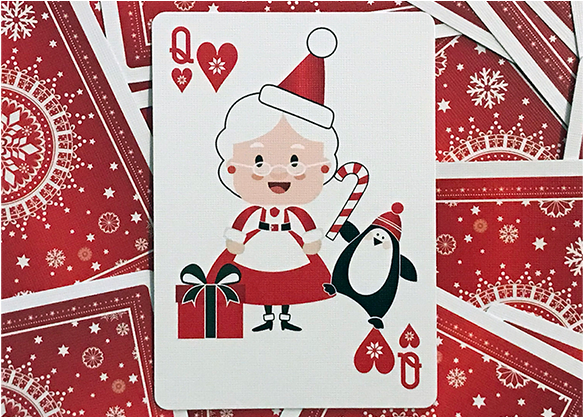 Download Christmas Playing Cards Poker Size Deck Uspcc Santa ...