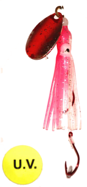 Download **uv Crystal Pink Splatter 5 Cm Hoochie Lure - Earrings - Full ...