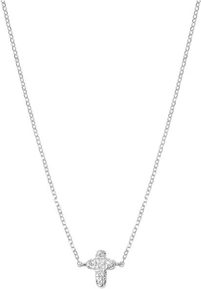 Download Gold And Diamonds, Cross Necklace - Necklace - Full Size PNG ...