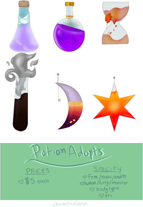 Download Time For Some Potion Adopts Message Me If You Want - Graphic ...
