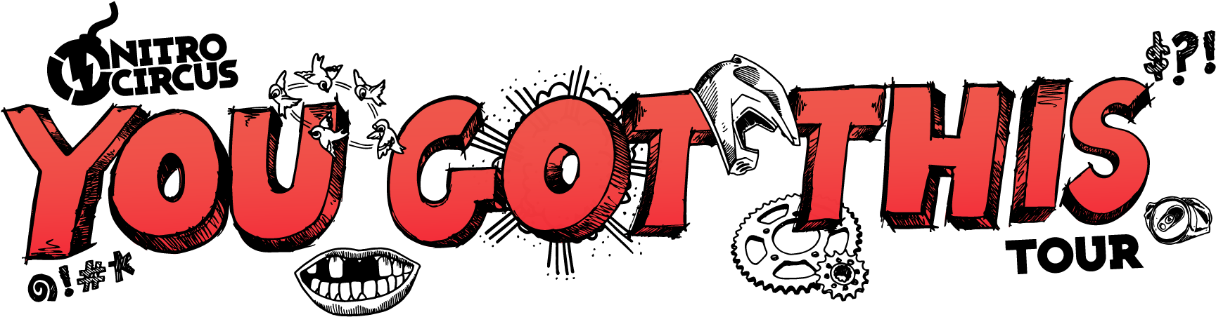 Download Superbase Creative Client Nitro Circus - Nitro Circus You Got This Tour - Full Size PNG ...