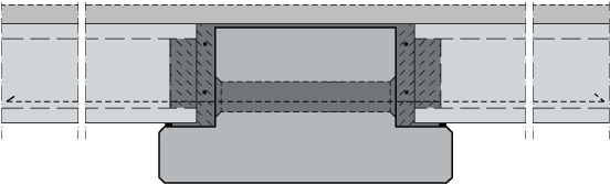 Download Hc Slab On Concrete Wall, Wall To Wall Connection - Floor To ...