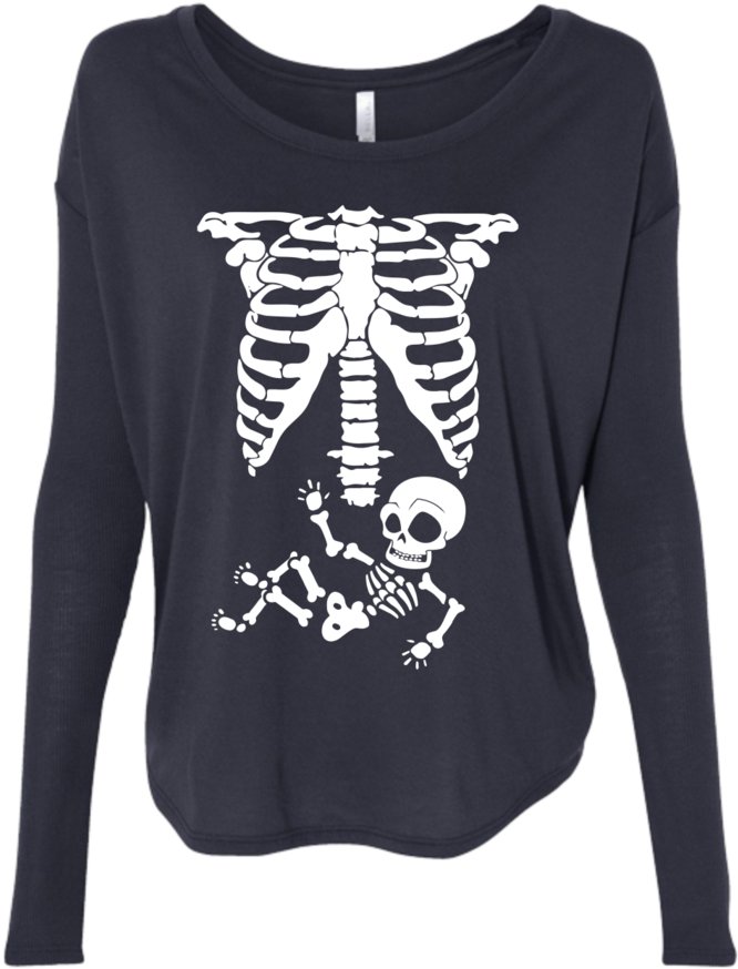Download Muggies Women's Halooween Costume Funny Skeleton Rib - T-shirt ...