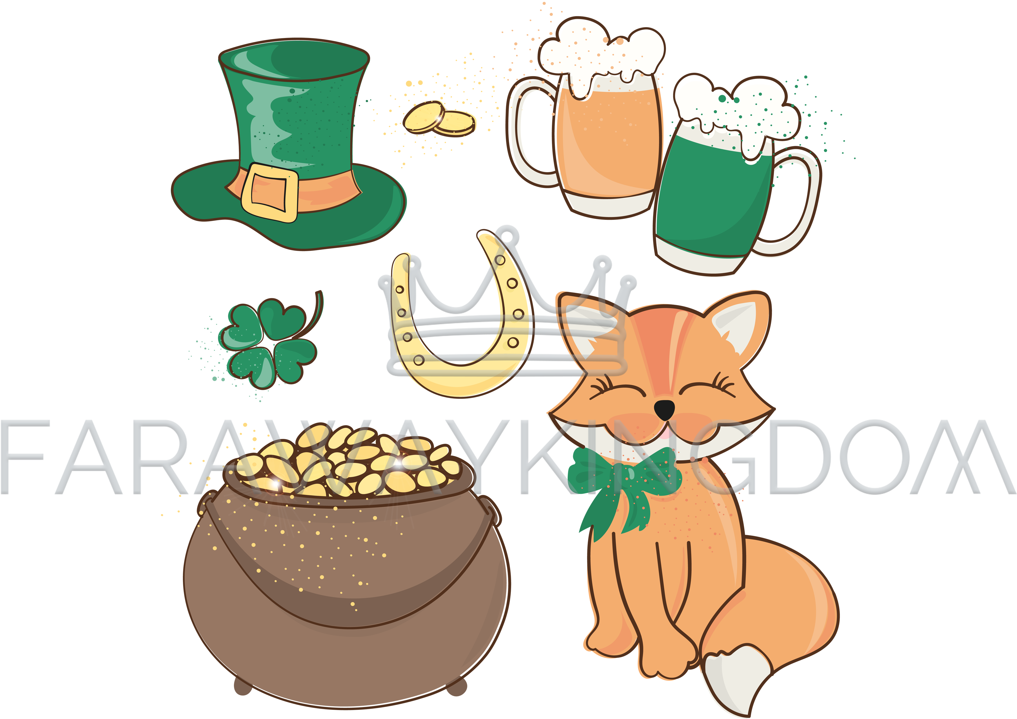 Download Patrick Symbols Saint Patrick Day Vector Illustration ...