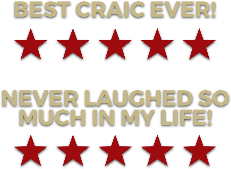 Download Two Sets Of Purple Five Stars With Best Craic Ever - Graphic ...