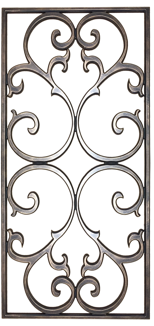 Download Connor With Frame Faux Iron Ceiling Grille Complete - Visual ...
