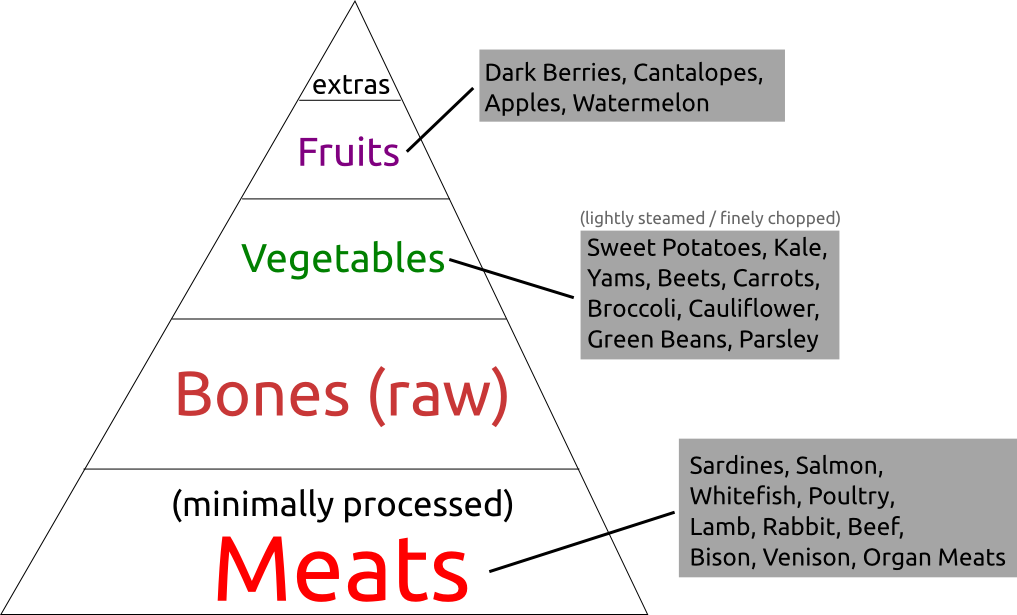 Download The Ultimate Diet Raw Food Pyramid - Diagram - Full Size PNG ...