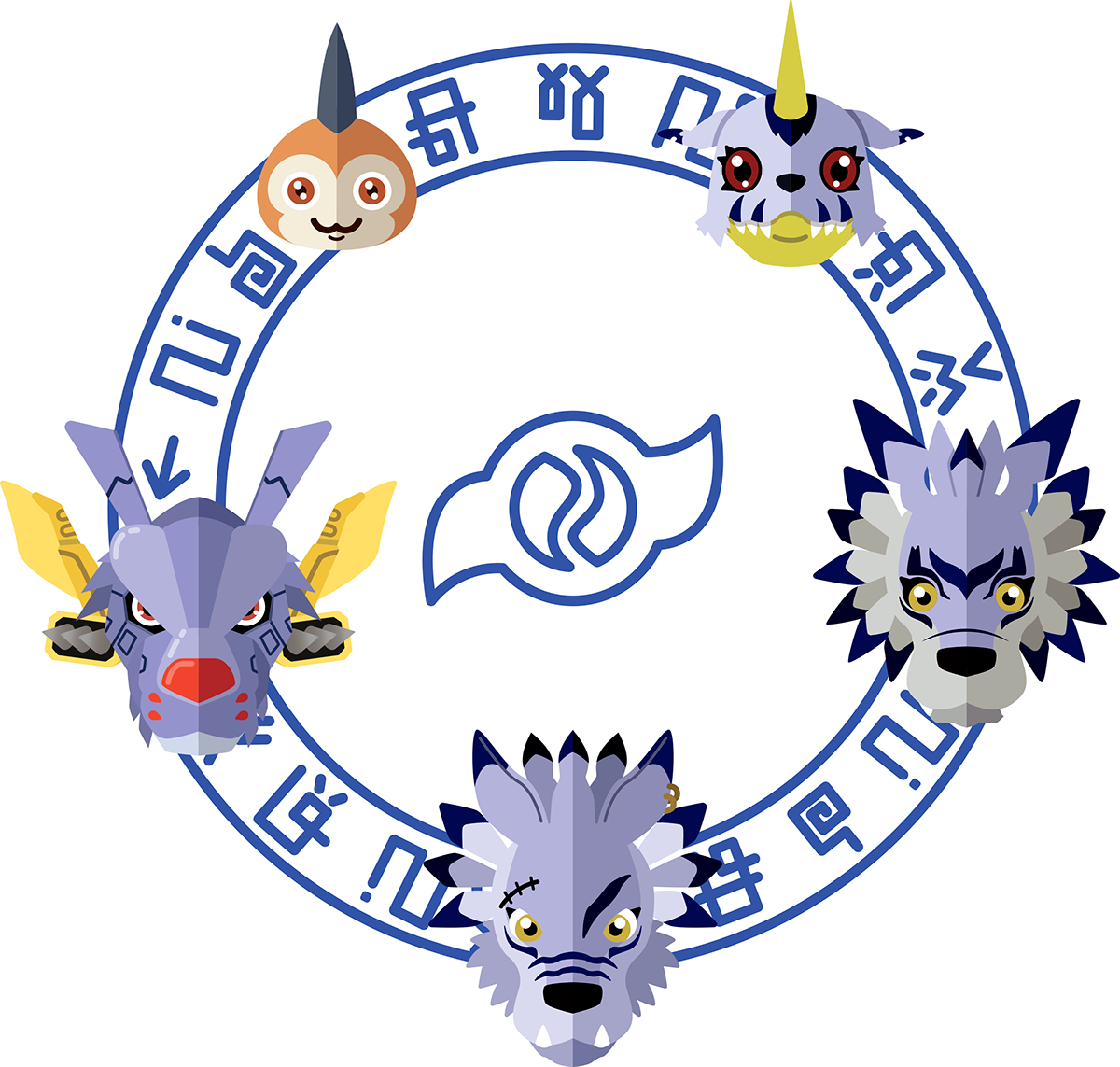 Download Digimon Crest Of Friendship - Full Size PNG Image - PNGkit