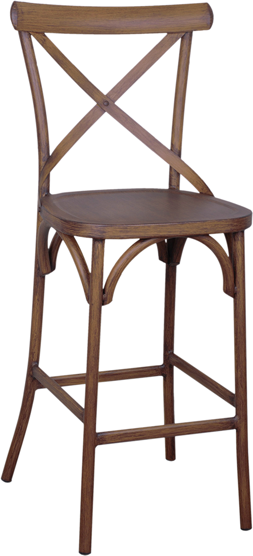 Download 29 - Black Metal Cross Back Chair - Full Size PNG Image - PNGkit