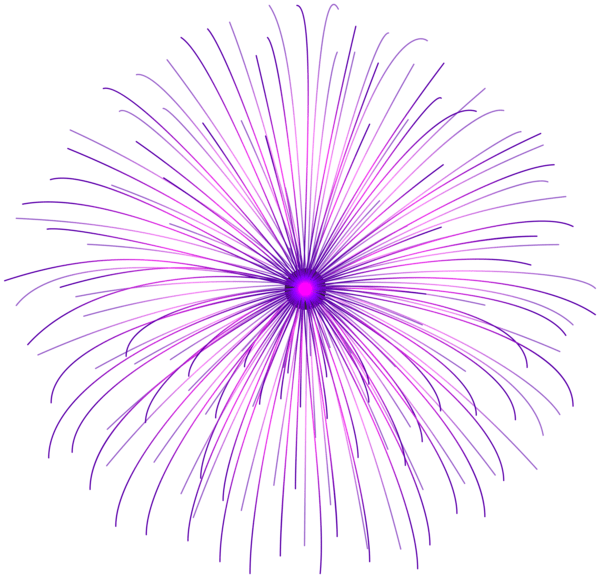 Download Purple Fireworks Transparent Background - Full Size PNG Image ...