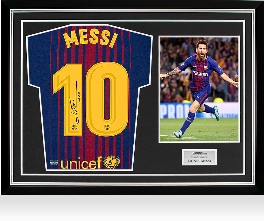 Download Lionel Messi Official Back Signed Barcelona 2017-18 - Messi ...