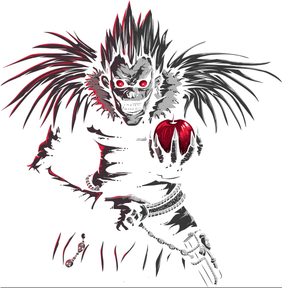 Download Ryuk By Night - Death Note Dessin Ryuk - Full Size PNG Image ...