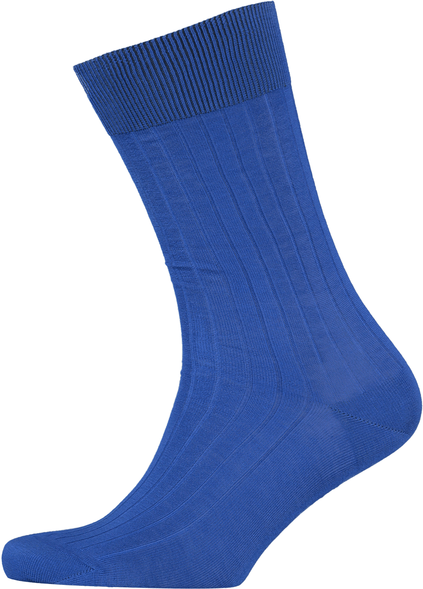 Download Menswear Socks Cotton Ribbed Cobalt Blue - Blue Socks Png ...
