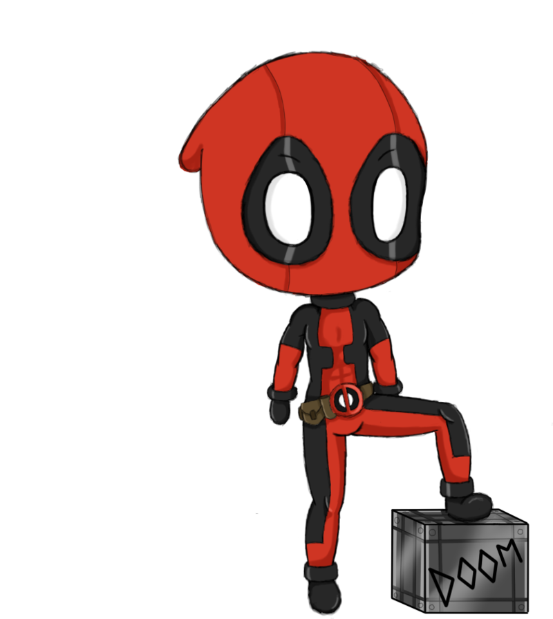 Download Jpg Free Deadpool Clipart Chibi Girl - Deadpool Drawing - Full ...