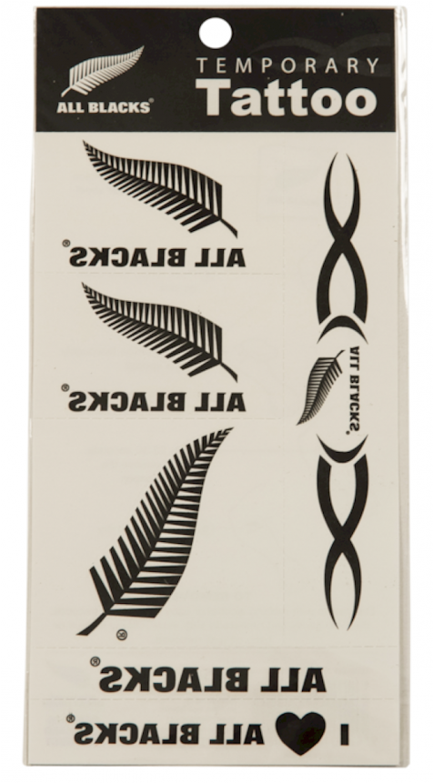 Download New Zealand All Blacks Temporary Team Tattoos - All Blacks ...