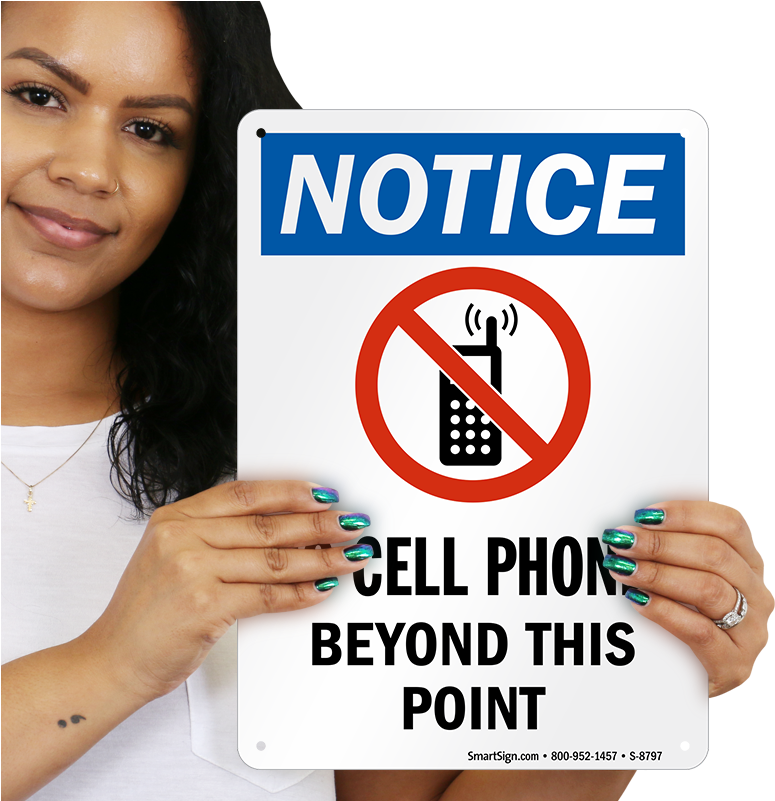 Download No Cell Phones Beyond This Point Sign - Please Silence Your ...