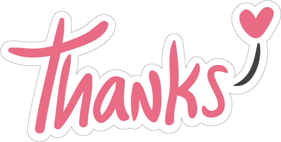 Download Thanks - Calligraphy - Full Size PNG Image - PNGkit