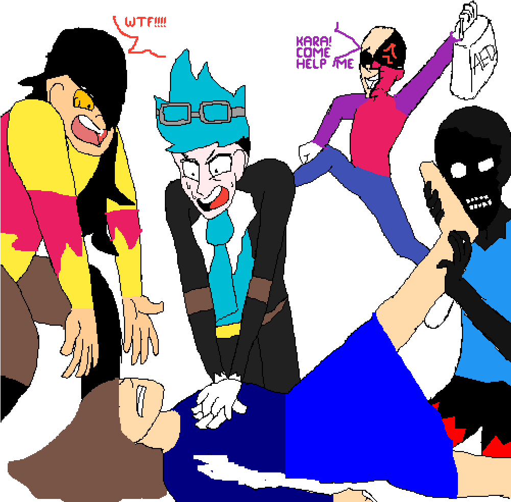 Download There Ya Go Rose Yelling At Kara - Cartoon - Full Size PNG ...