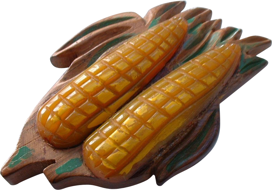 Download Vintage 1940's/50's Painted And Carved Bakelite And - Corn On ...