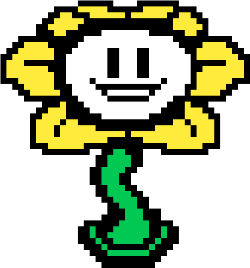 Download Transparent Flowey From Undertale - Flowey Undertale Pixel Art ...