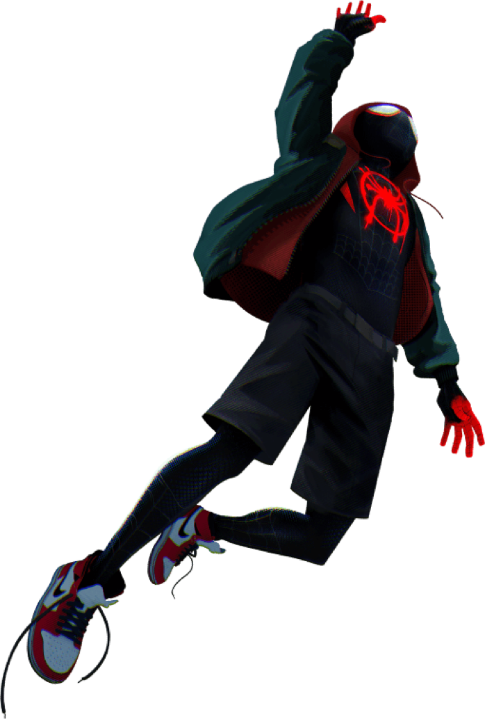 Download Spider Man Into The Spider Verse Transparent - Full Size PNG ...