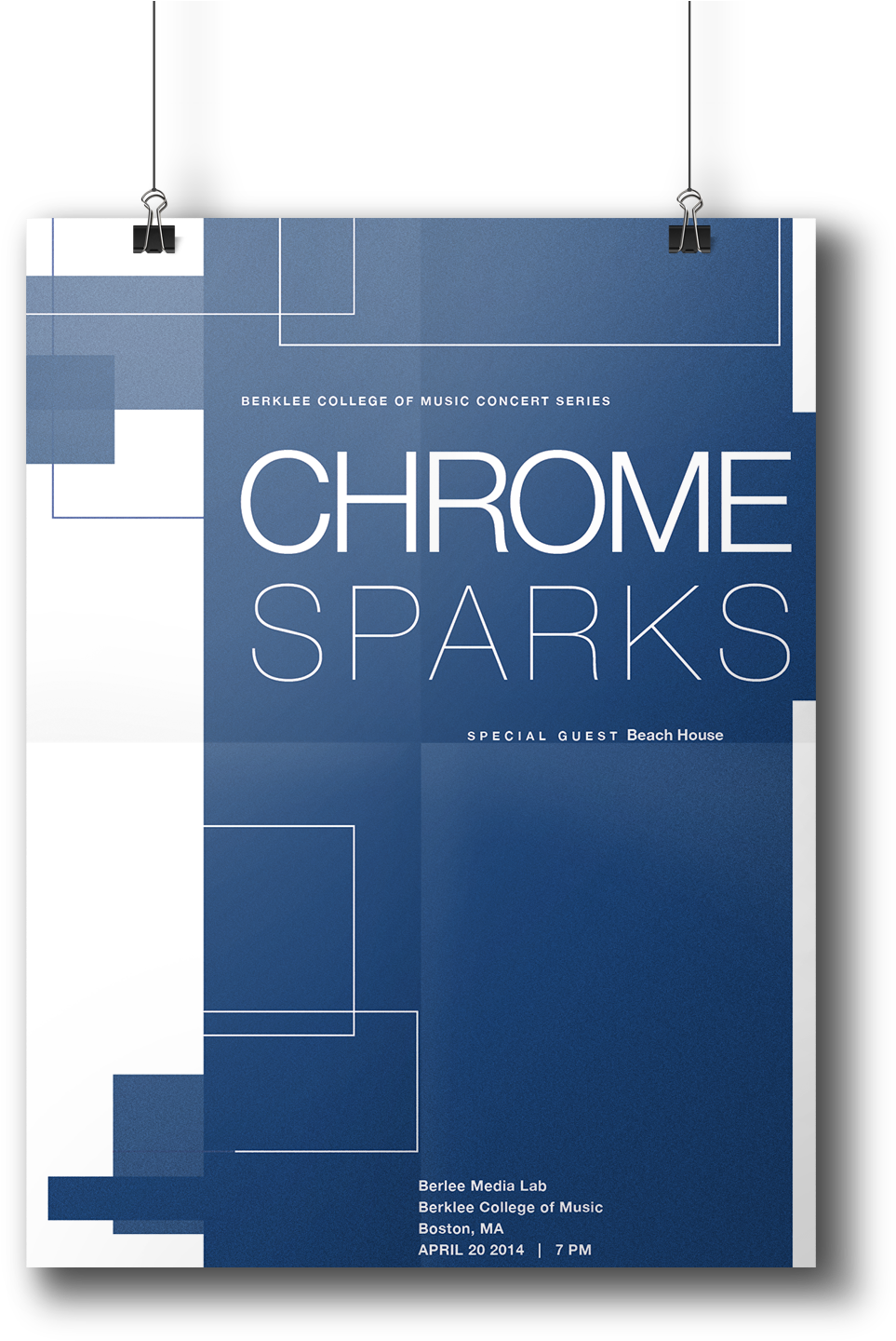 Download Concert Poster Design Of Music Band Chrome Sparks - Emmanuel ...