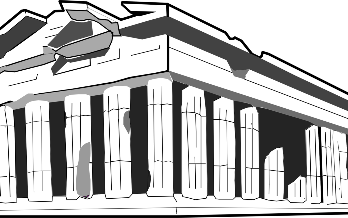 Download Parthenon Column Computer Icons Download Ancient Greek - Black ...
