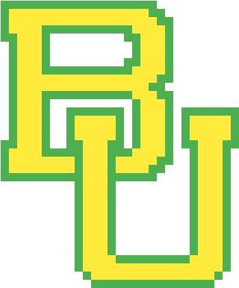 Download Pixel Art - Baylor - Sign - Full Size PNG Image - PNGkit