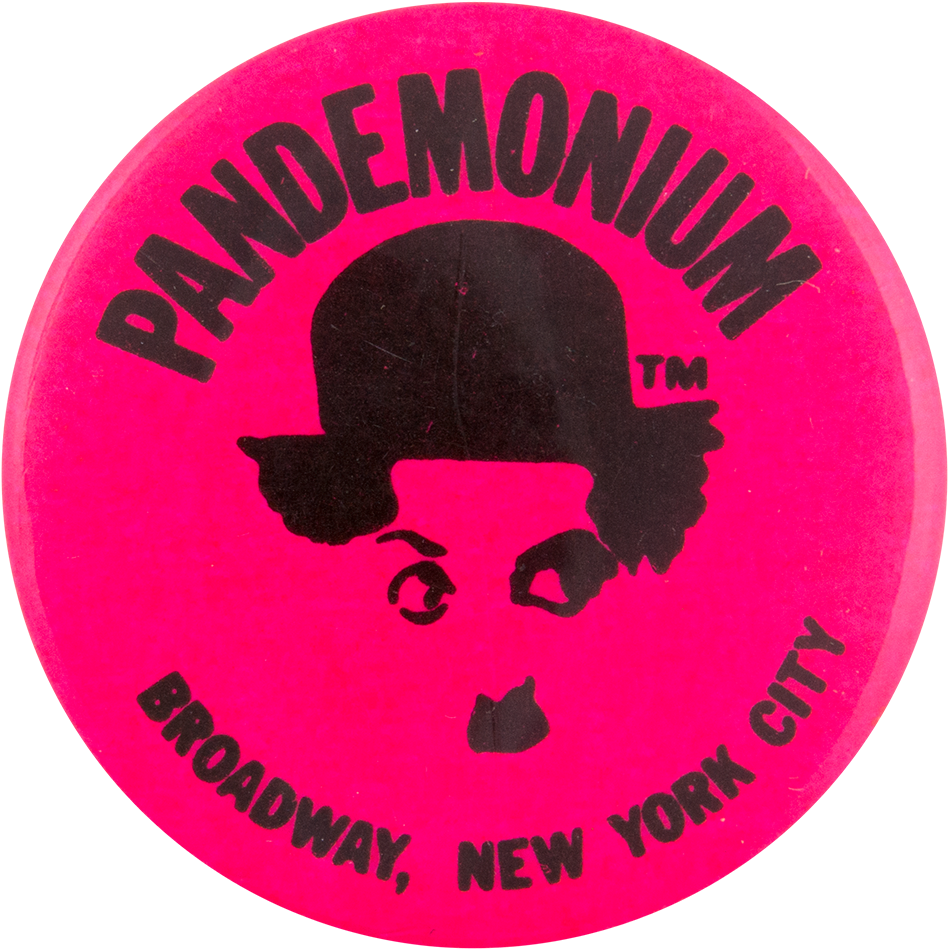 Download Pandemonium Pink Advertising Button Museum - Circle - Full ...