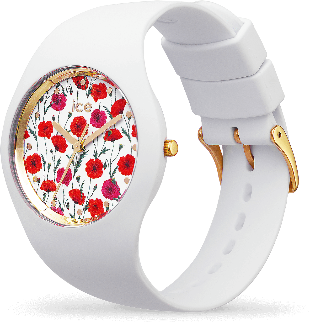 Download Ice Flower - White Poppy - Ice Watch - Full Size PNG Image ...