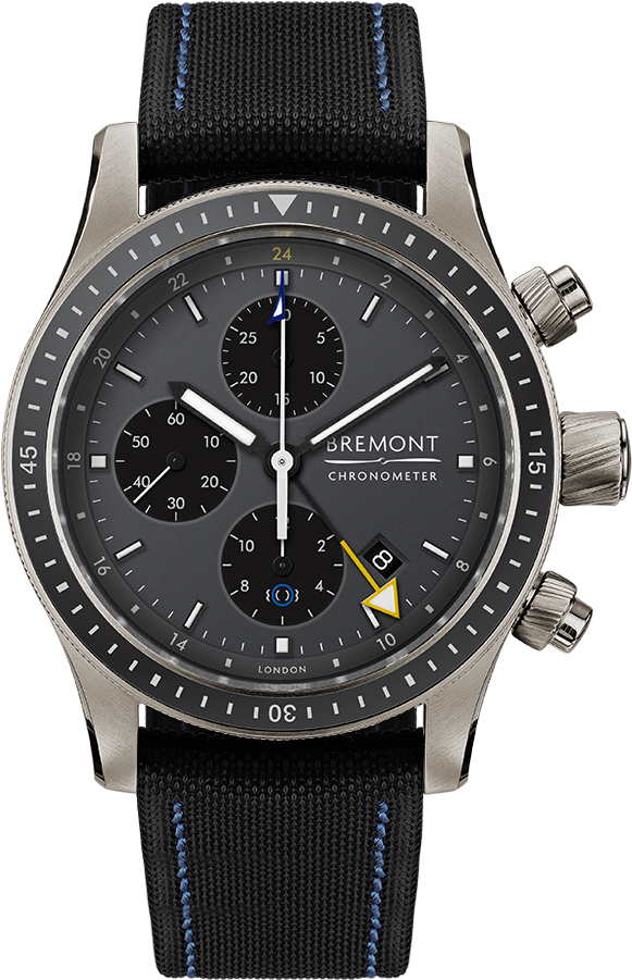 Download Bremont Boeing Model 247 Gray Titanium Gmt Chronograph ...