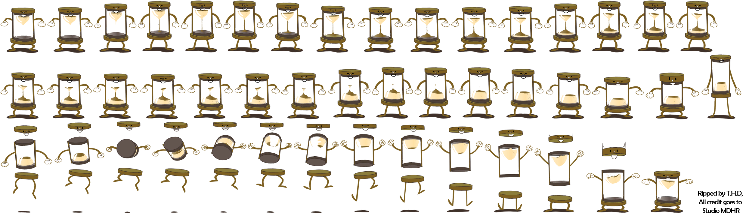 Download Png Black And White Stock Hourglass Clipart Computer - Cuphead ...