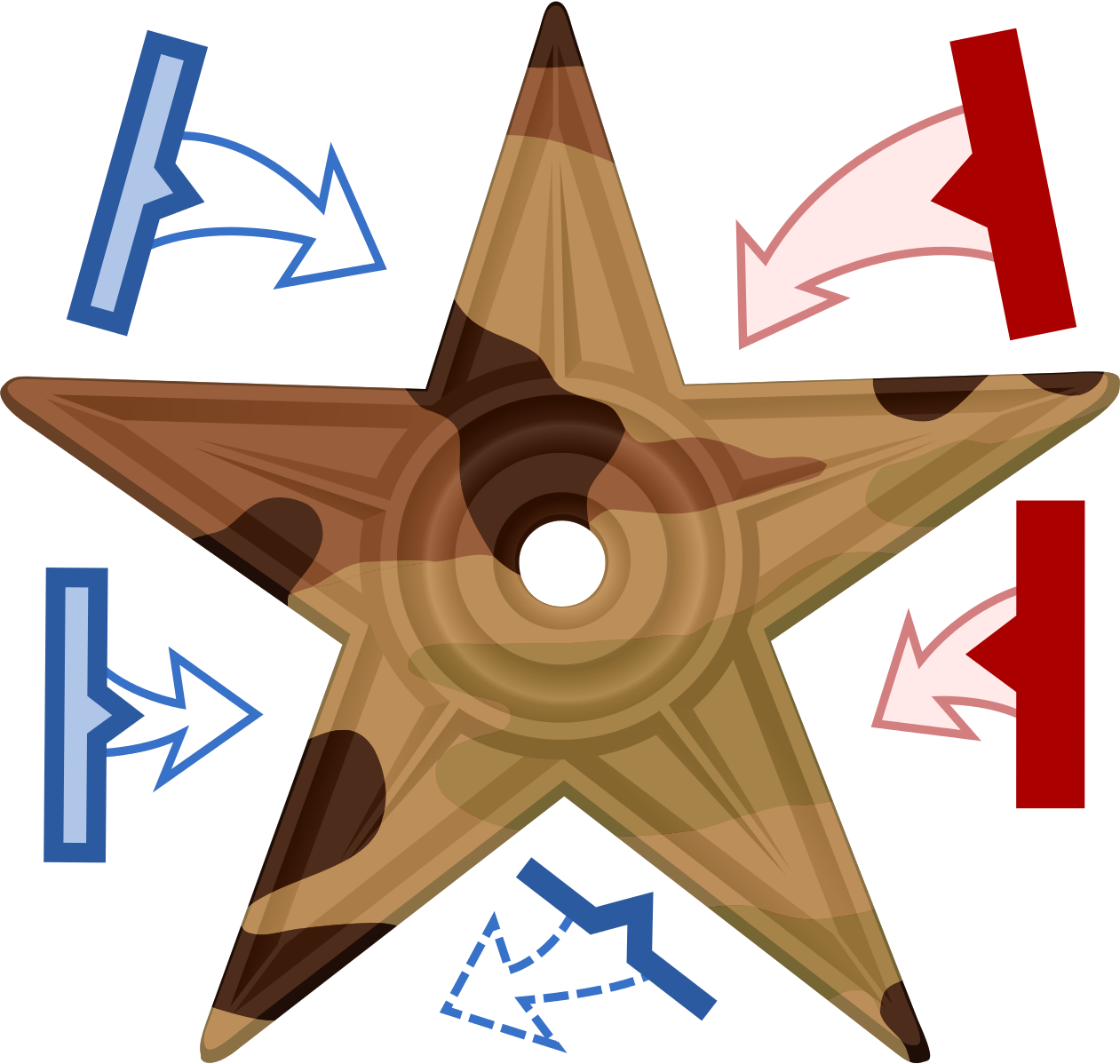 Download Military Star Card - Full Size PNG Image - PNGkit