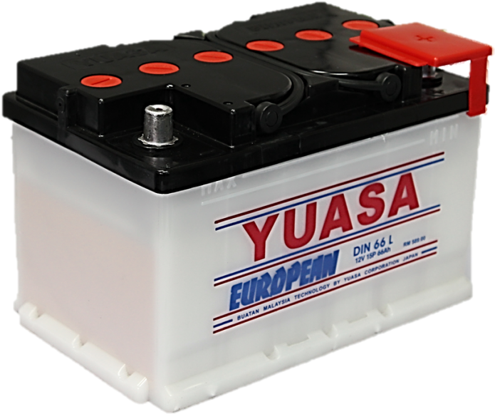 Download Yuasa N70 105d31l Automotive Battery - Full Size PNG Image ...