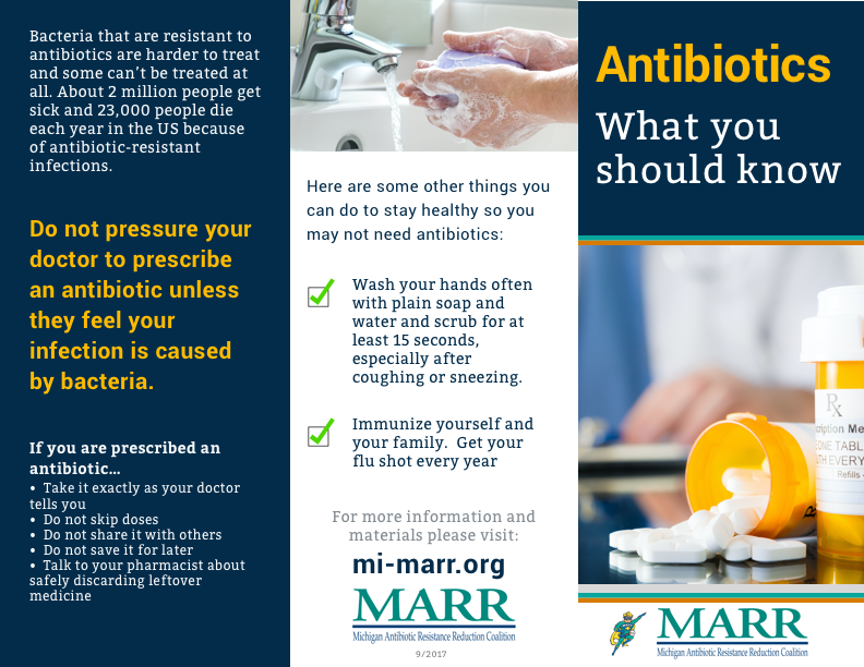 Download Antibiotics What You Should Know Brochure Brochure ...