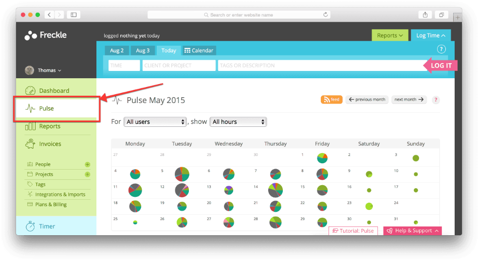 Download Go To Pulse In The Green Navigation Sidebar - Computer Icon ...
