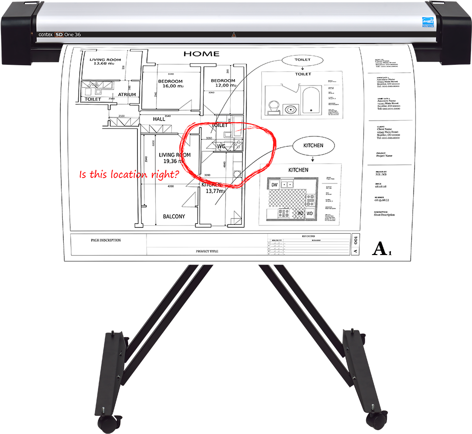 Download First True Desktop Wide Format Scanner - Technical Drawing ...