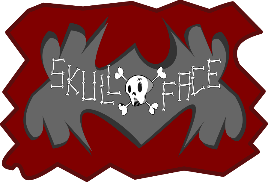 Download Skull Face - Illustration - Full Size PNG Image - PNGkit