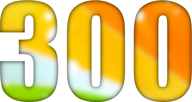 Download 300 Png - Imagenes Del Numero 300 - Full Size PNG Image - PNGkit