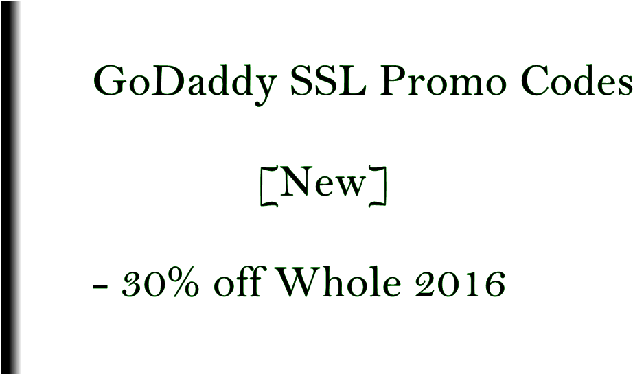 Download Godaddy Ssl Promo Codes [new] 30% Off Whole - Miss Suomi ...