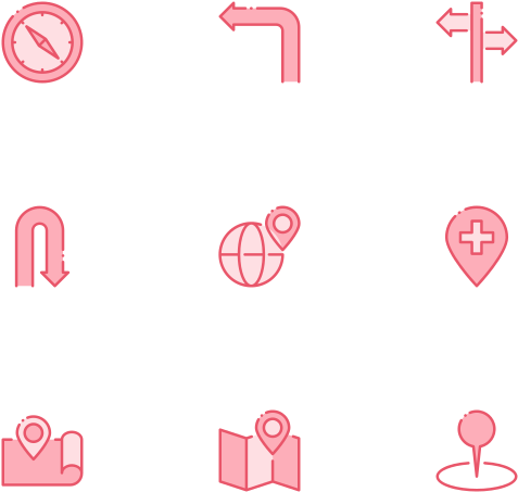 Download Map Navigation - Circle - Full Size PNG Image - PNGkit