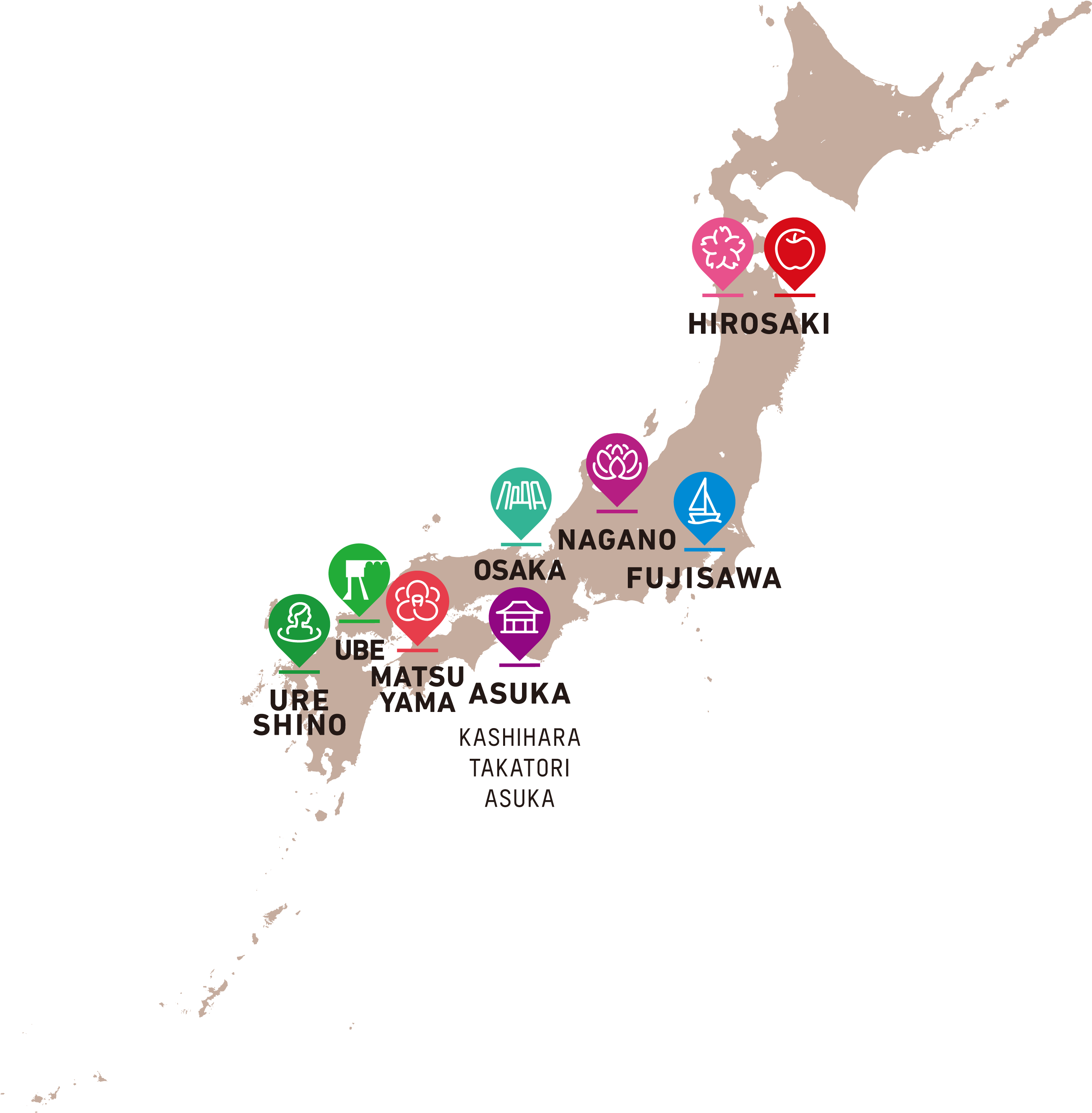 Download Map Of Design Week - Habitable Land Japan - Full Size PNG ...