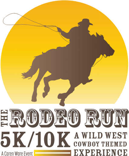 Download The Rodeo Run 5k/10k - Silhouette - Full Size PNG Image - PNGkit
