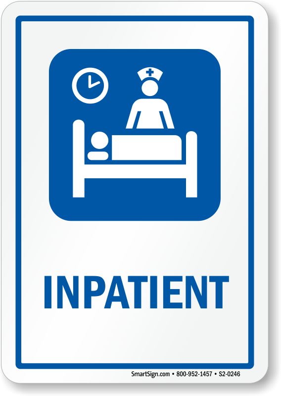Download Inpatient - Information Sign - Full Size PNG Image - PNGkit
