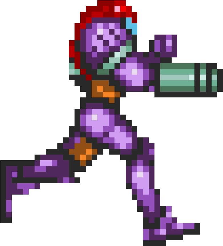 Download Super Metroid - Metroid Perler Beads - Full Size PNG Image ...